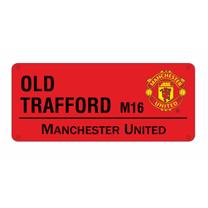 Manchester United Colour Street Sign