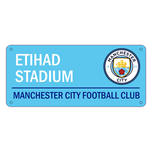 Manchester City Colour Street Sign