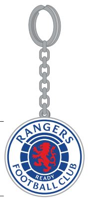 Rangers Crest Keyring