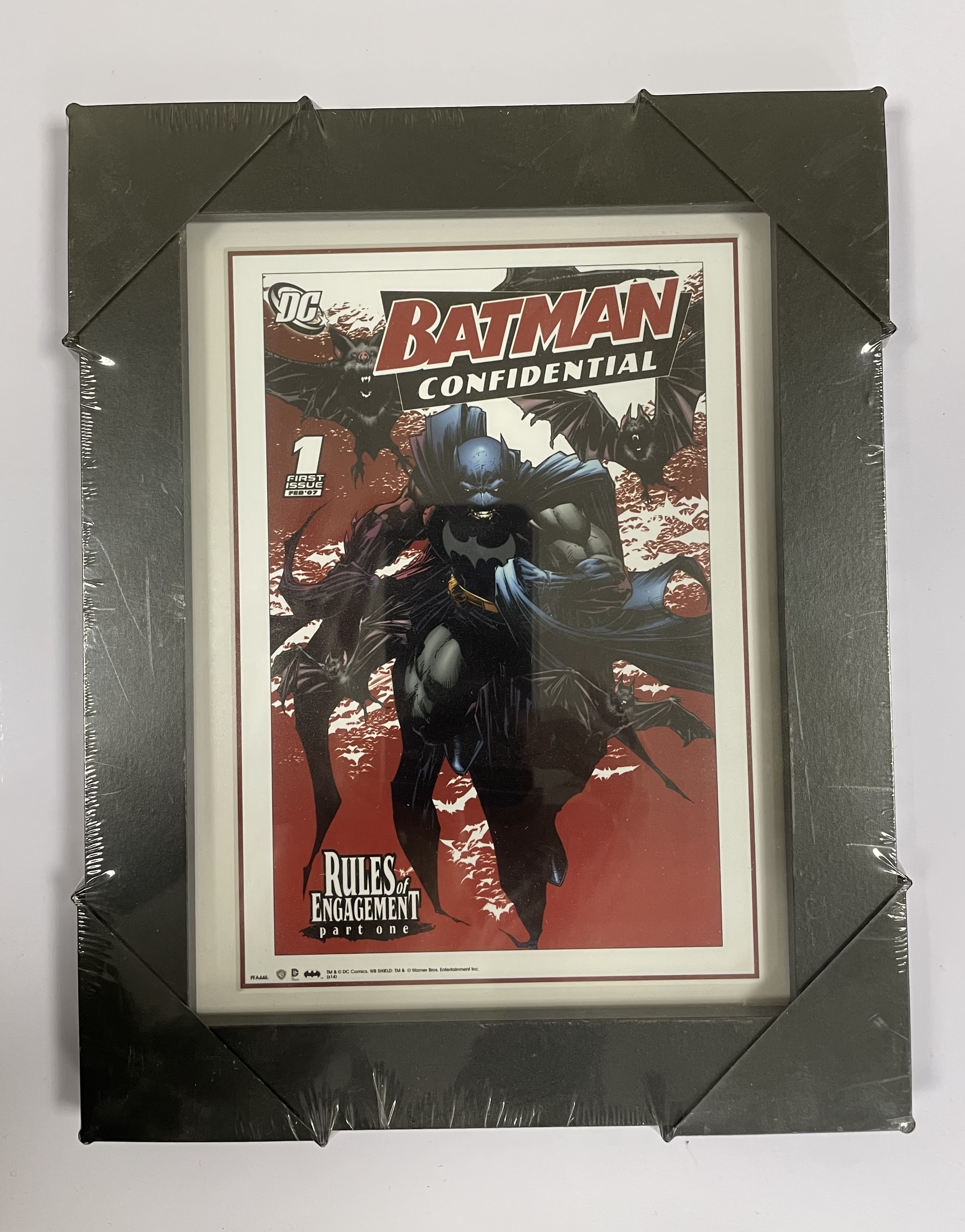 Batman Comic Bats Framed Picture